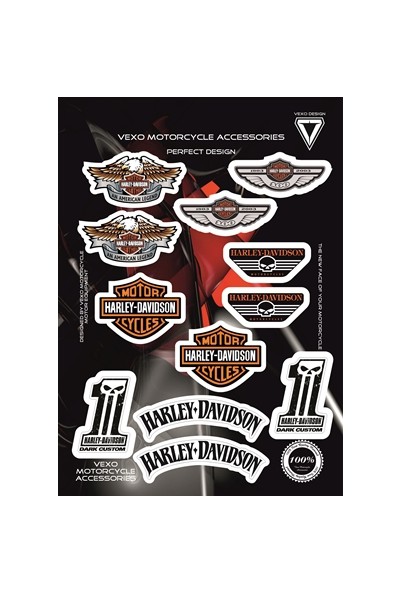 Vexo X28 Harley Stıcker Set