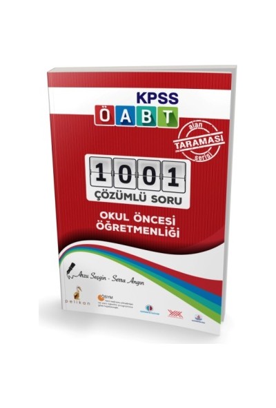 Pelikan Yayınları Kpss Öabt Okul Öncesi Öğretmenliği Alan Taraması Serisi 1001 Çözümlü Soru Pelikan Yayınları Kpss Öabt Okul Öncesi Öğretmenliği Alan Taraması Serisi 1001 Çözümlü Soru