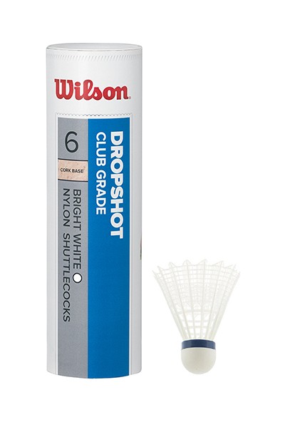 Wilson Beyaz Badminton Topu Wrt6046Wh Dropshot 6 Tube Wh Wilson Beyaz Badminton Topu Wrt6046Wh Dropshot 6 Tube Wh