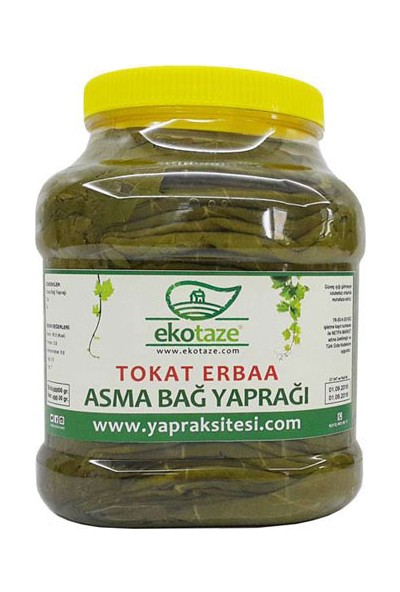 Ekotaze Ekotaze Tokat Erbaa Asma Bağ Yaprağı 3 Kg Ekotaze Ekotaze Tokat Erbaa Asma Bağ Yaprağı 3 Kg