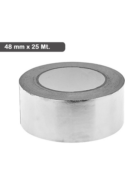 Toptancı Kapında Aliminyum Folyo Bant 48 mm x 25 Mt Toptancı Kapında Aliminyum Folyo Bant 48 mm x 25 Mt