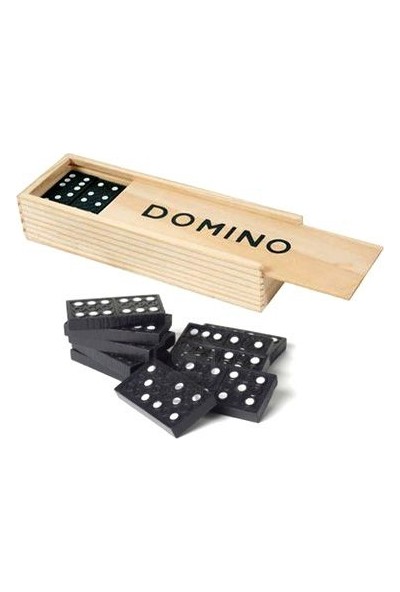 Toptancı Kapında Ahşap Domino Seti Toptancı Kapında Ahşap Domino Seti