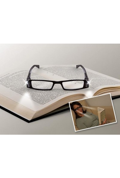 Toptancı Kapında Led Işıklı Kitap Okuma Gözlüğü