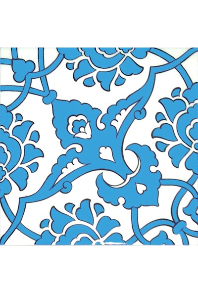 Armada Çini 20X20 Cm Sp 83 Mb İznik Rumi Desen Kütahya Çini Karo Armada Çini 20X20 Cm Sp 83 Mb İznik Rumi Desen Kütahya Çini Karo