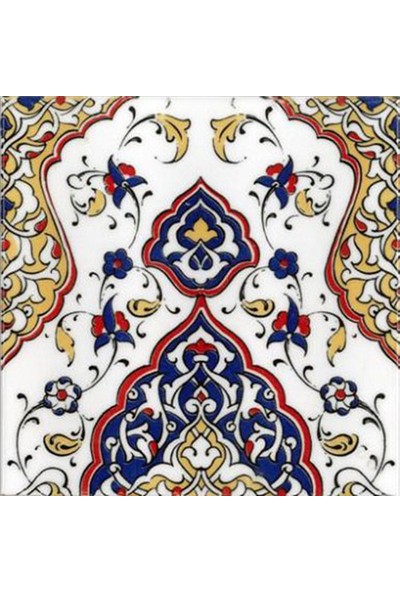 Armada Çini 20X20 Cm Sp 79 Kütahya Cami Çinisi Osmanlı Desenli Seramik Çini Karo Armada Çini 20X20 Cm Sp 79 Kütahya Cami Çinisi Osmanlı Desenli Seramik Çini Karo
