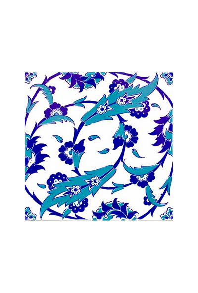 Armada Çini 20X20 Cm Ac 32 Kütahya Cami Çinisi İznik Desenli Seramik Çini Karo Armada Çini 20X20 Cm Ac 32 Kütahya Cami Çinisi İznik Desenli Seramik Çini Karo