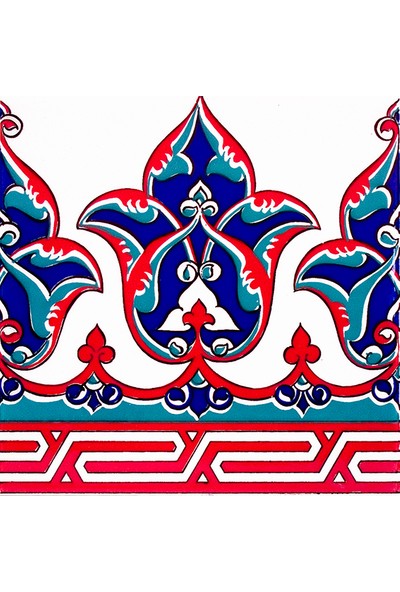 Kütahya Armada Çini 20X20 Cm Ks 1 Cami Çinisi Osmanlı Desenli Seramik Çini Bordür Kütahya Armada Çini 20X20 Cm Ks 1 Cami Çinisi Osmanlı Desenli Seramik Çini Bordür