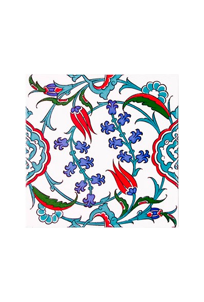 Armada Çini 20X20 Cm Ac 5 Kütahya Cami Çinisi İznik Desenli Seramik Çini Karo Armada Çini 20X20 Cm Ac 5 Kütahya Cami Çinisi İznik Desenli Seramik Çini Karo