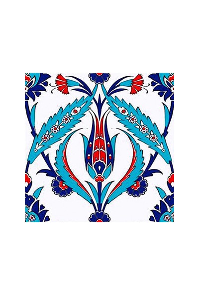 Armada Çini 20X20 Cm Ac 2 Kütahya Cami Çinisi İznik Lale Desenli Seramik Çini Karo Armada Çini 20X20 Cm Ac 2 Kütahya Cami Çinisi İznik Lale Desenli Seramik Çini Karo