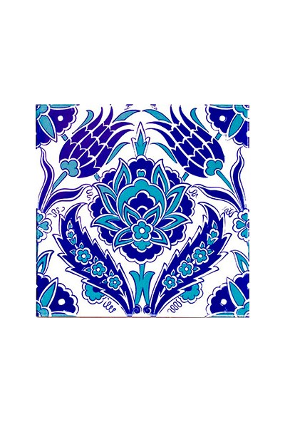 Armada Çini 20X20 Cm Ac 54 Kütahya Cami Çinisi Desenli Seramik Armada Çini 20X20 Cm Ac 54 Kütahya Cami Çinisi Desenli Seramik