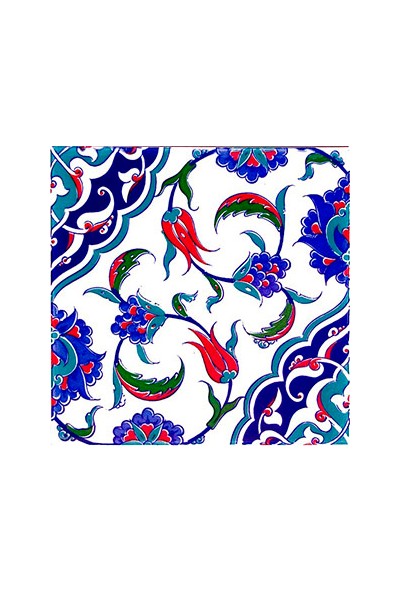 Armada Çini 20X20 Cm Ac 44 Kütahya Cami Çinisi Desenli Seramik Armada Çini 20X20 Cm Ac 44 Kütahya Cami Çinisi Desenli Seramik