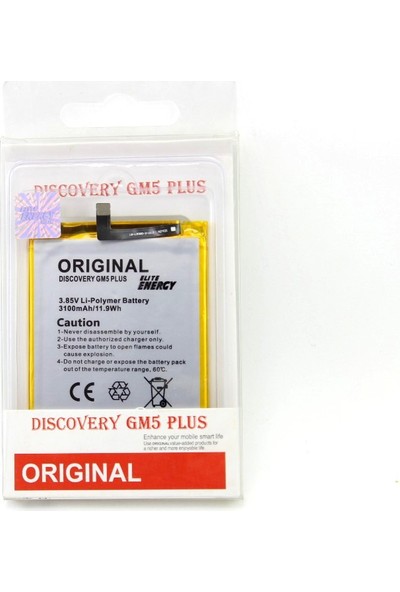 ACL Energy General Mobile Discovery GM5 Plus Batarya Pil ACL Energy General Mobile Discovery GM5 Plus Batarya Pil