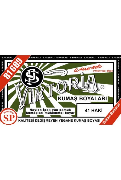 Viktoria Kumaş Boyası Haki