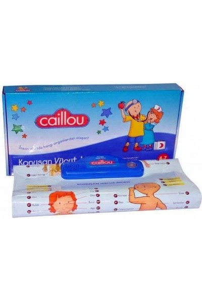 Yumurcak Dünyası Caillou Türkçe Konuşan Vücut Atlası Eğitim Halısı Yumurcak Dünyası Caillou Türkçe Konuşan Vücut Atlası Eğitim Halısı