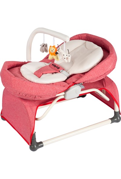Vauva Pronto Sallanır Ev Tipi Ana Dizi - Kırmızı Vauva Pronto Sallanır Ev Tipi Ana Dizi - Kırmızı