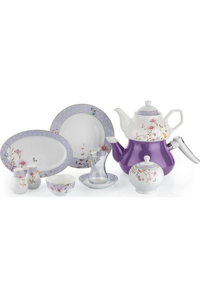 Schafer In-Glaze Brillant 31 Parça 6 Kişilik Porselen Kahvaltı Takımı Schafer In-Glaze Brillant 31 Parça 6 Kişilik Porselen Kahvaltı Takımı