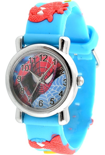 Spiderman Örümcek Adam Spıderman Kuvars Çocuk Saati Mavi Spiderman Örümcek Adam Spıderman Kuvars Çocuk Saati Mavi