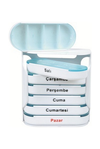 FarmaPazar Hapbox İlaç Taşıma Kutusu Haftalık