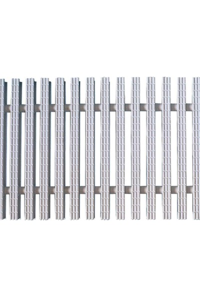 Klasik Desen Havuz Taşma Izgarası 25 Cm Çift Geçme