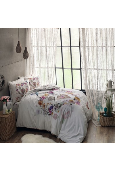 Taç Nevresim Takımı Ranforce Çift Kişilik Melissa Pembe Taç Nevresim Takımı Ranforce Çift Kişilik Melissa Pembe