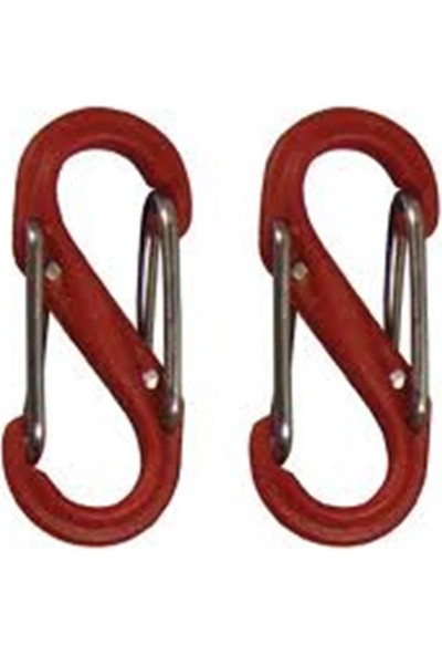 Nite-İze S-Bıner Plastık Sıze 0-2Pk Red Nite-İze S-Bıner Plastık Sıze 0-2Pk Red