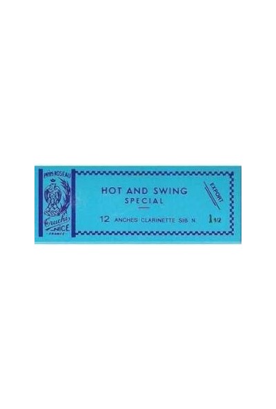 Hot Swing Mavi Kuşak Klarnet Kamışı Hot Swing Mavi Kuşak Klarnet Kamışı
