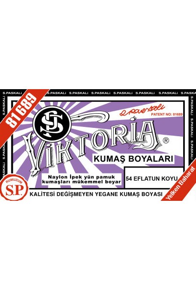 Viktoria Kumaş Boyası Eflatun Koyu