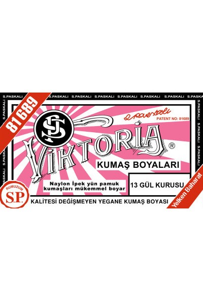 Viktoria Kumaş Boyası Gül Kurusu