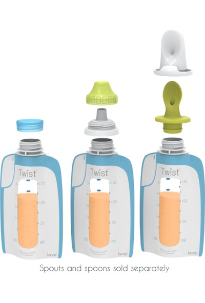 Kiinde Squeeze Spoon™ Mama Kaşığı 2 Adet