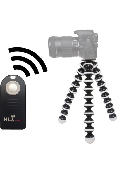 Nikon D3100 İçin HLYpro Gorillapod Tripod + ML-L3 Uzaktan Kumanda Nikon D3100 İçin HLYpro Gorillapod Tripod + ML-L3 Uzaktan Kumanda