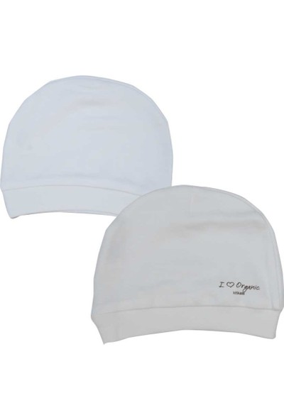 KitiKate S76056 2li Organik Bebek Şapkası