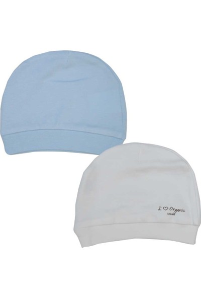 KitiKate S76056 2li Organik Bebek Şapkası