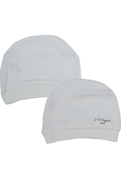 KitiKate S76056 2li Organik Bebek Şapkası