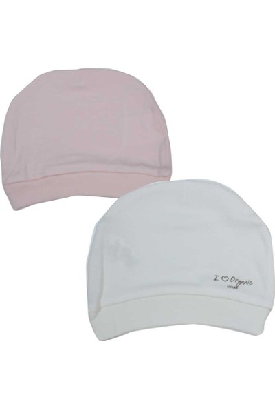 KitiKate S76056 2li Organik Bebek Şapkası
