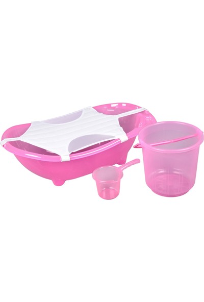 Norfolk Muju Muju Baby Shower Bebek Banyo Küvet Seti - 4'lü Küvet Seti - Şeffaf Pembe Norfolk Muju Muju Baby Shower Bebek Banyo Küvet Seti - 4'lü Küvet Seti - Şeffaf Pembe