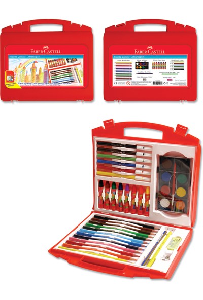 Faber-Castell Boyama Çantası (Boyama Kitabı Hediye)