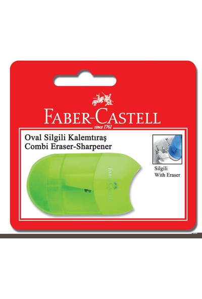 Faber Castell Bls. Oval Silgili Kalemtraş Faber Castell Bls. Oval Silgili Kalemtraş