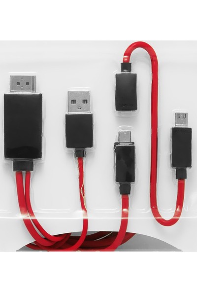 Frisby FA-HD47 Micro USB MHL HDMI Kablo (1.8m) Frisby FA-HD47 Micro USB MHL HDMI Kablo (1.8m)