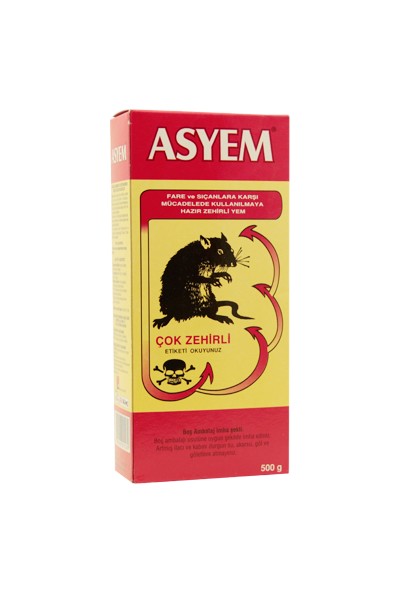As İlaç Asyem Buğday Fare Zehiri 500 Gr