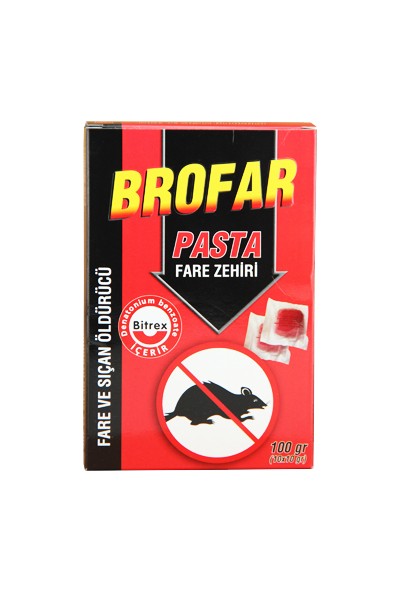 As İlaç Brofar Pasta Fare Zehiri 100 Gr As İlaç Brofar Pasta Fare Zehiri 100 Gr