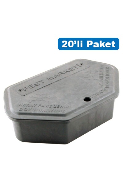 Pest Marketi Pest Marketi Fare Yem İstasyonu Boş (Orta Boy) 20'Li Paket