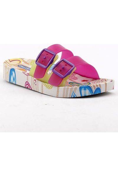 Gezer 9787 Plaj Havuz Banyo Günlük Kız Çocuk Terlik