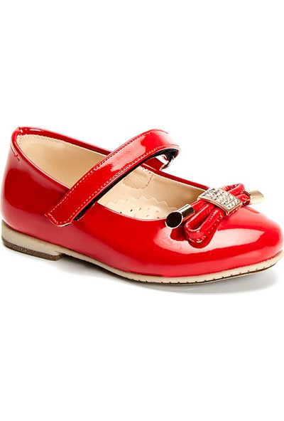 Vicco Fiyonklu Cırtlı Bebe Babet Kırmızı Vicco Fiyonklu Cırtlı Bebe Babet Kırmızı