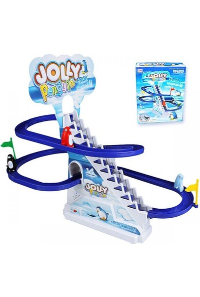 Jolly Pilli Çılgın Merdivenli Kayan Penguenler Jolly Pilli Çılgın Merdivenli Kayan Penguenler