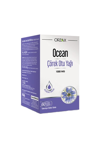 Orzax Ocean Çörek Otu Yağı
