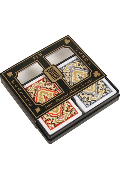 Pusula Oyun Orjinal Usa Kem Oyun Kartı 2'li Set (4 Noktalı)