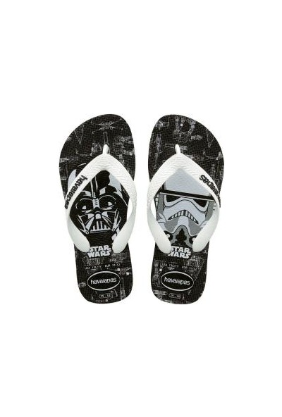 HavaianasKids Star Wars Black White Terlik Çocuk Terlik HavaianasKids Star Wars Black White Terlik Çocuk Terlik