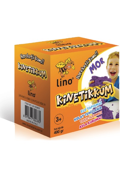 Lino Kinetik Kum 400 Gr. Mor