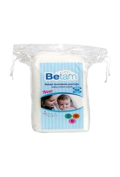 Betam Bebek Temizleme Pamuğu 60'lı Betam Bebek Temizleme Pamuğu 60'lı