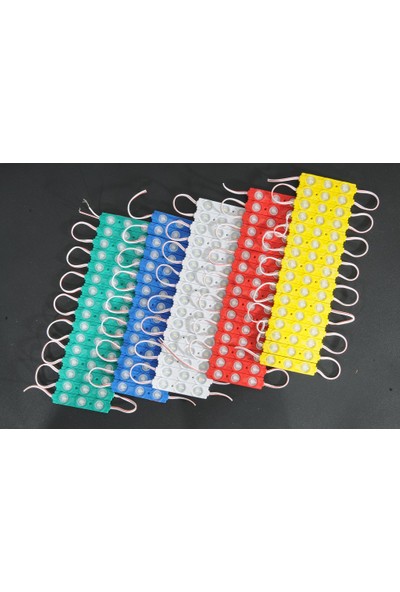 Okay Mercekli Modül Led 3Çipli 12V 1,2W Okay Mercekli Modül Led 3Çipli 12V 1,2W